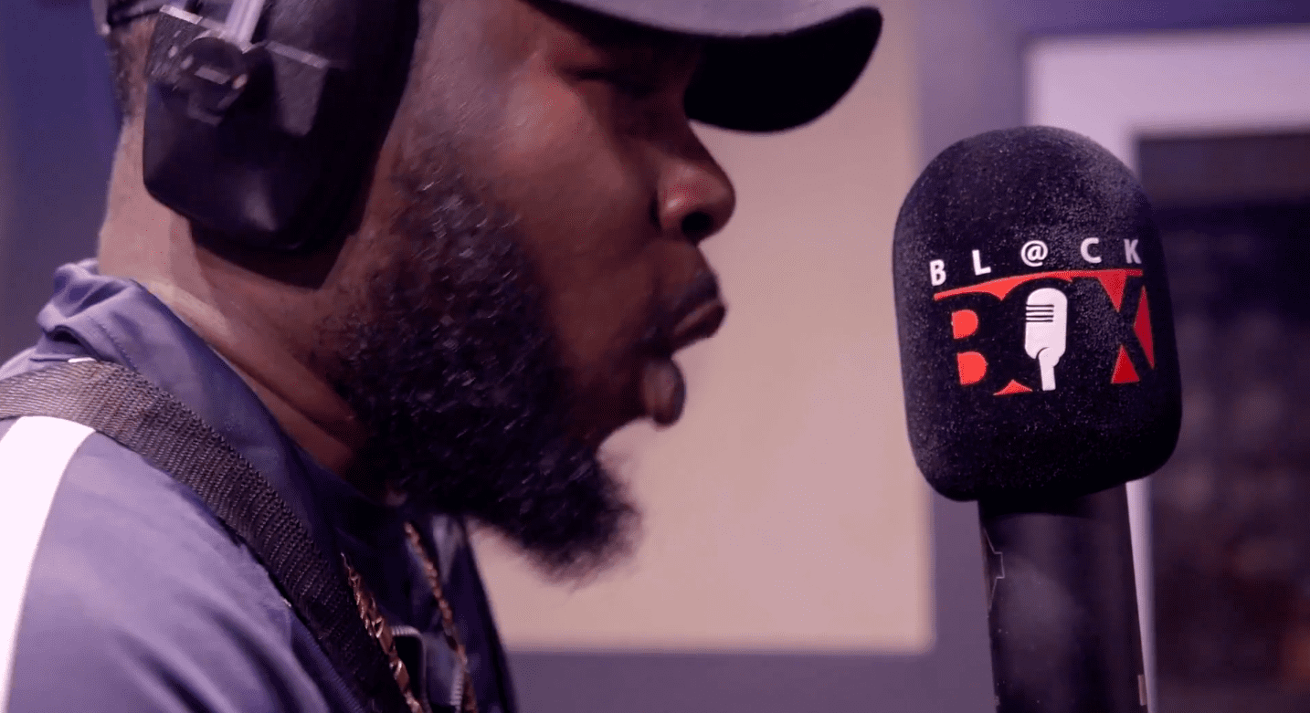 Watch Kaniva shell on his second BL@CKBOX freestyle - GRM Daily