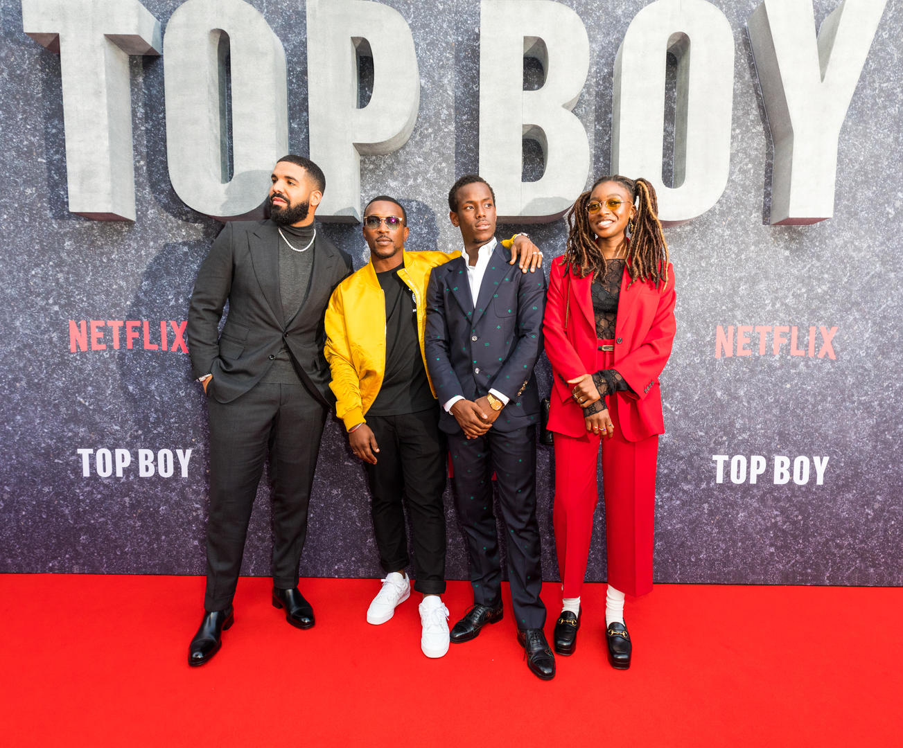 Drake Joins Ashley Walters, Dave & More At 'Top Boy' Premiere - GRM Daily