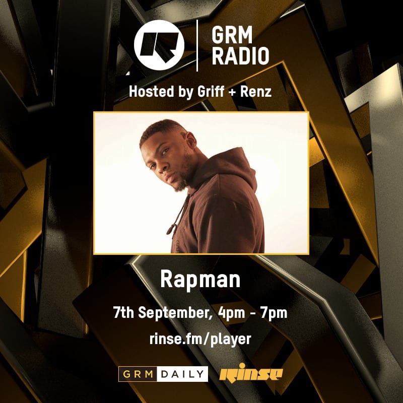 Rapman to appear on today's GRM Radio on Rinse FM - GRM Daily