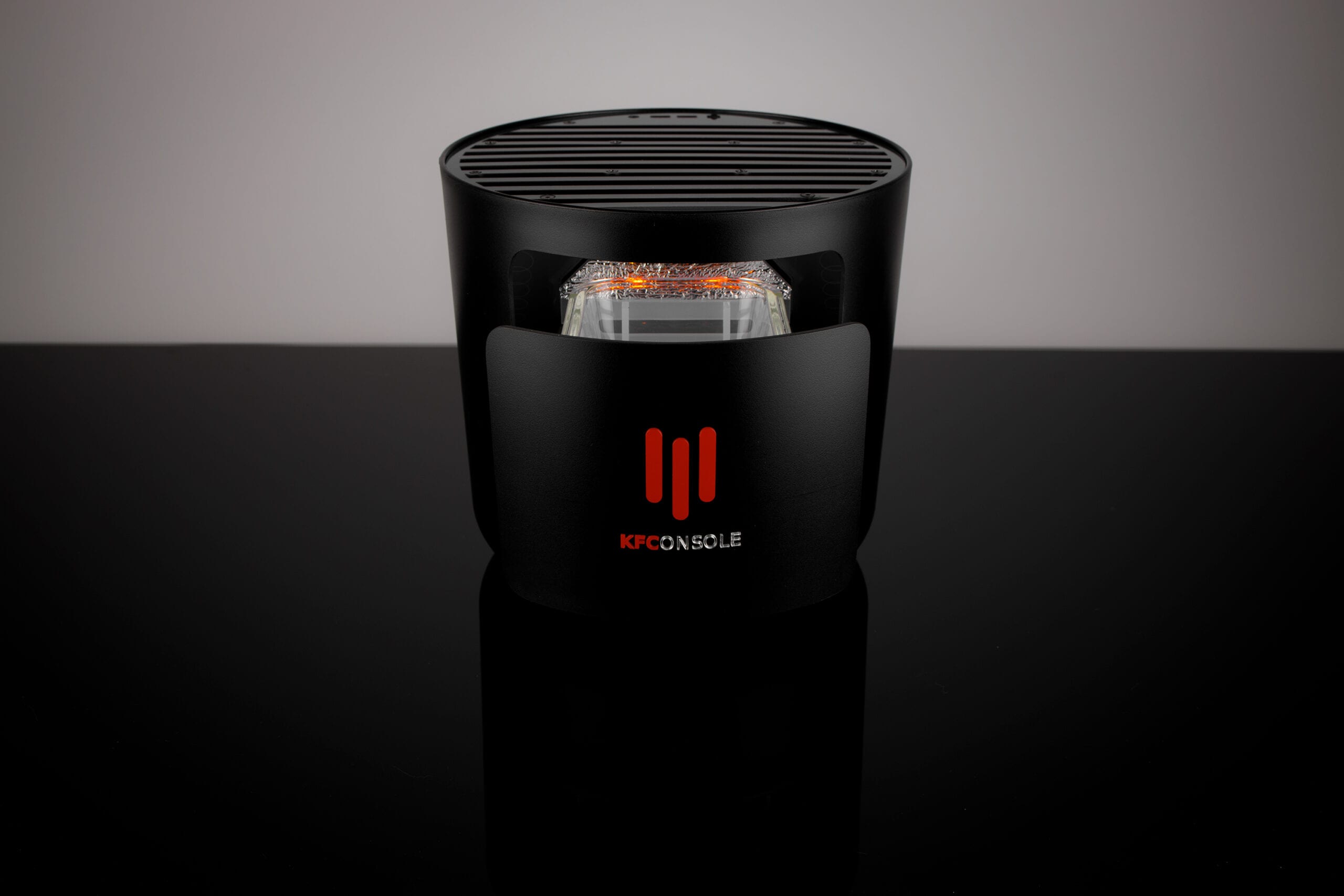 KFC unveil their new gaming console with built-in "chicken chamber"