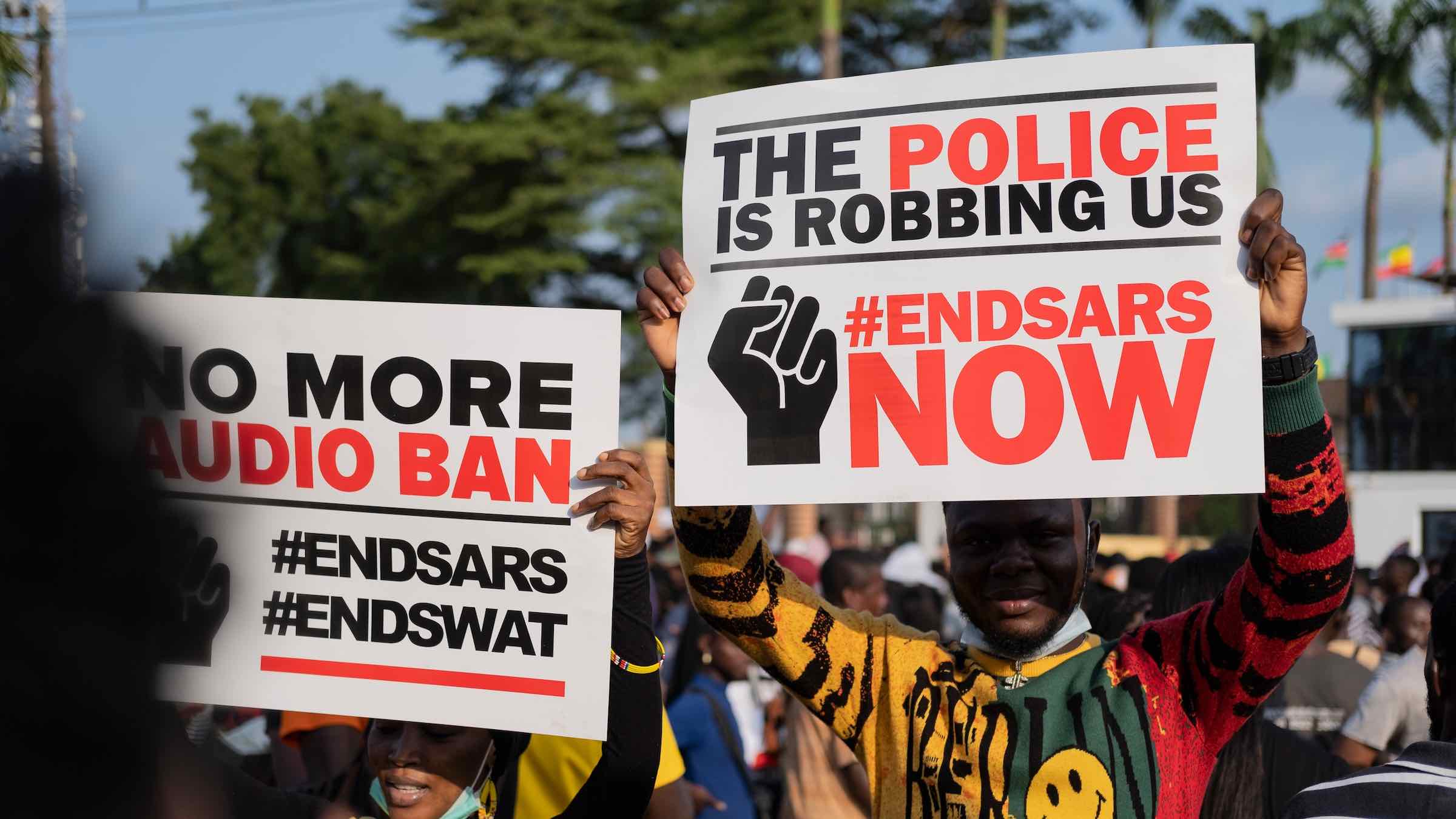 #EndSARS protests continue in Nigeria over the reopening of the Lekki ...