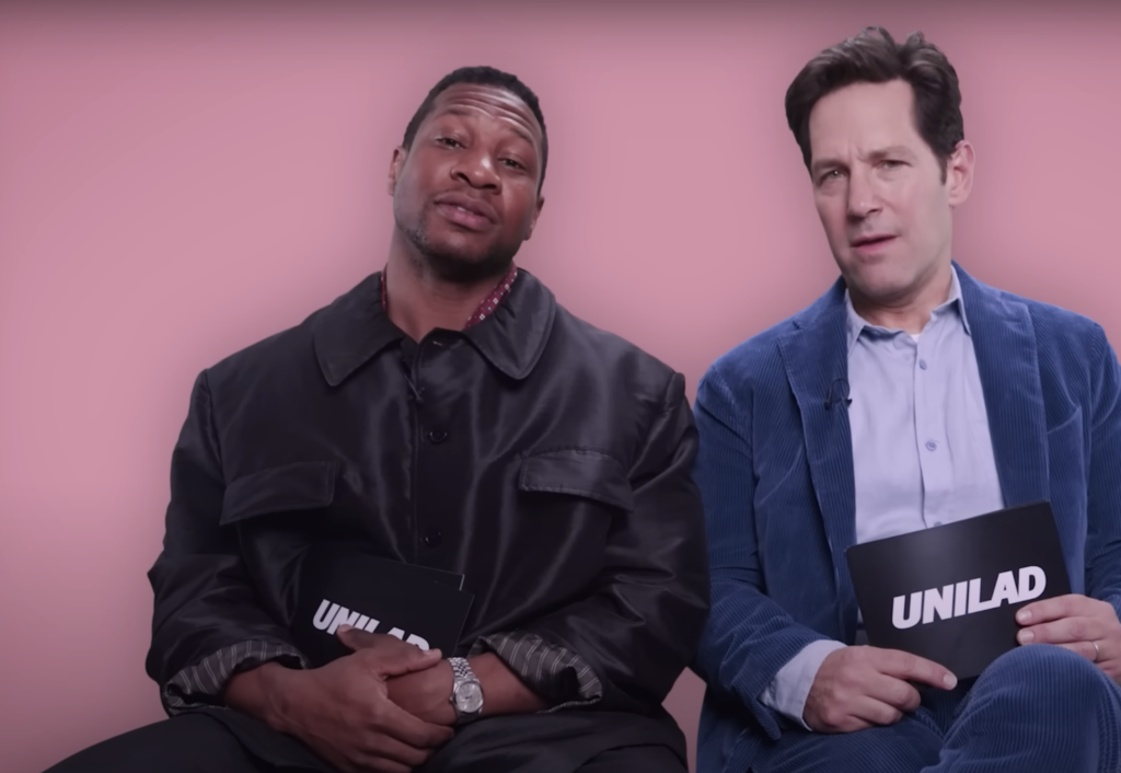 'Quantumania' co-stars Paul Rudd & Jonathan Majors test their ...