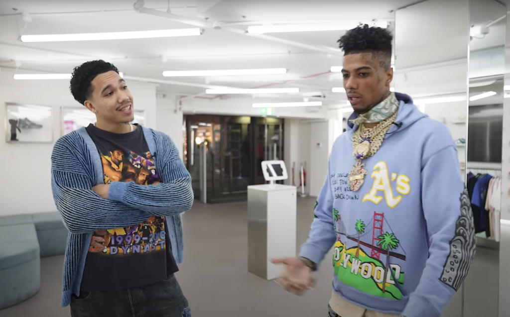 Watch Blueface go 'Shopping For Sneakers' with Kick Game - GRM Daily