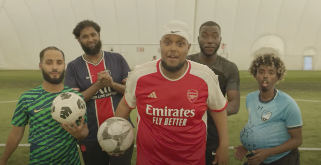 Chunkz, Aj, Harry Pinero & more link up for a fun football challenge ...