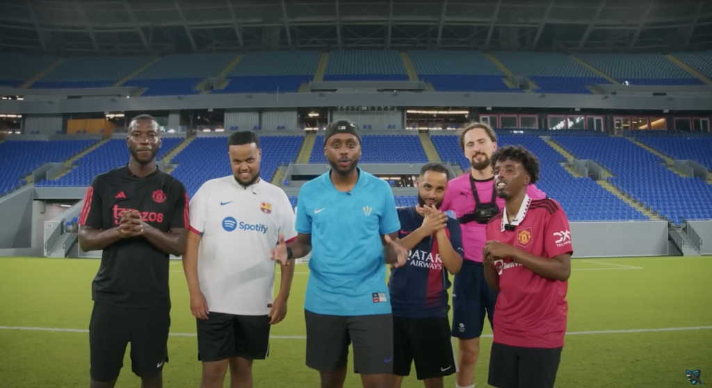 Beta Squad do football challenge in Qatar's World Cup Stadium - GRM Daily