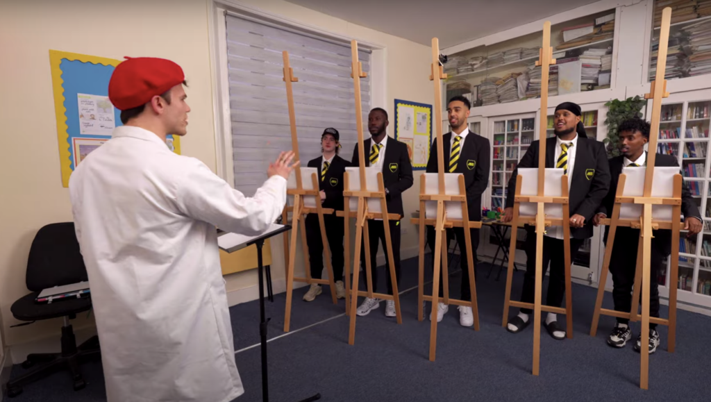 Niko, Chunkz, AJ, Harry Pinero & James go to art school in new NDL ...