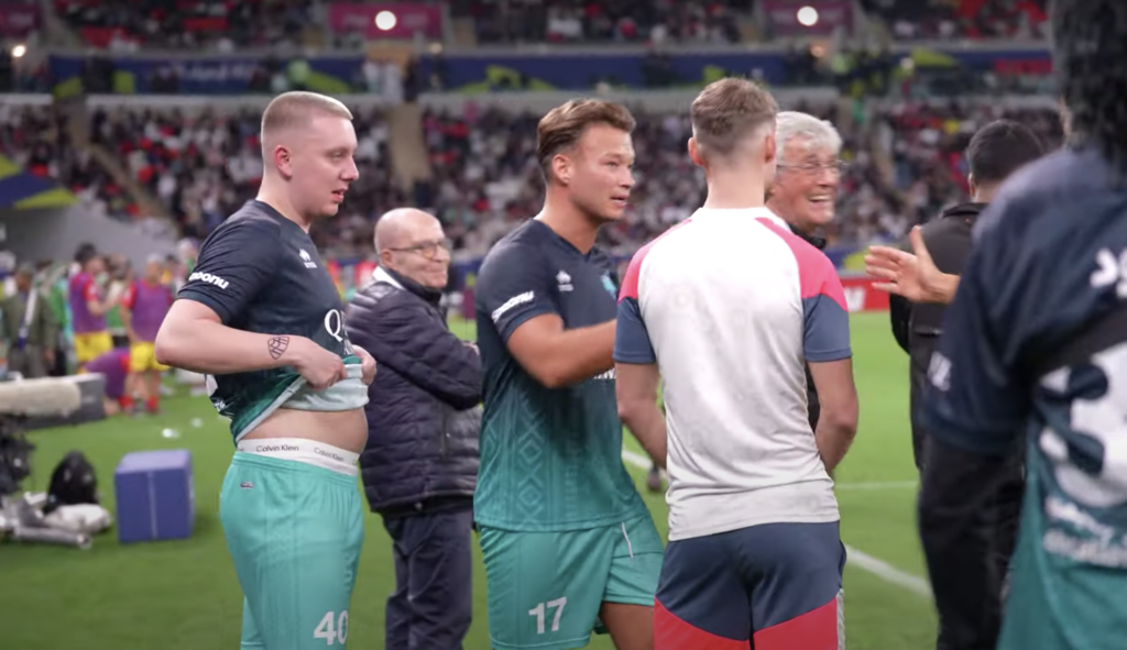 Jonny Carey take us BTS of charity match ft. Hazard & more