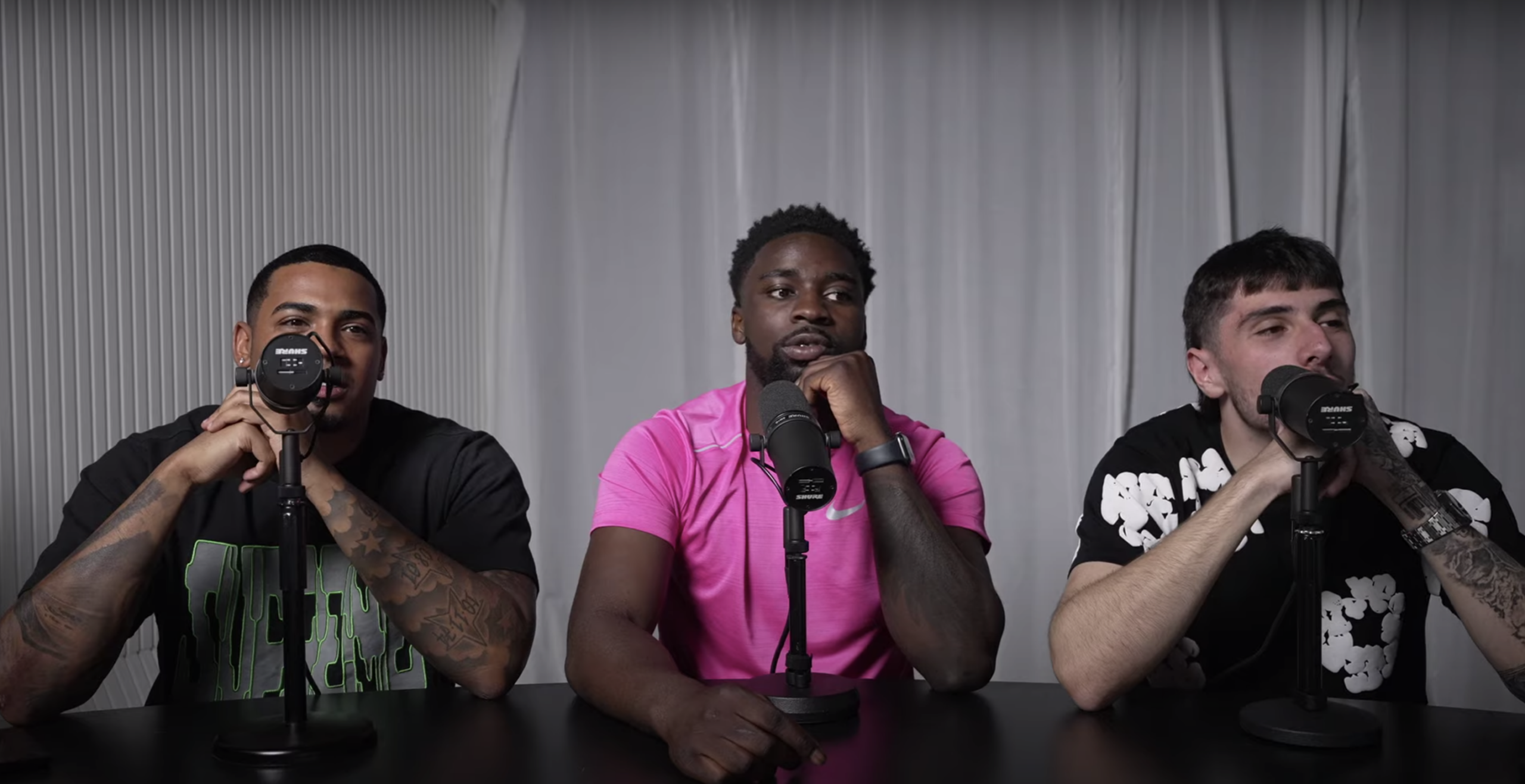 Specs, Danny Aarons, PK Humble & Tyrique Hyde play charades