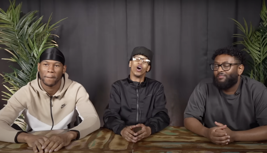 Max Khadar, King Kenny & Fu Izzy play a word association game